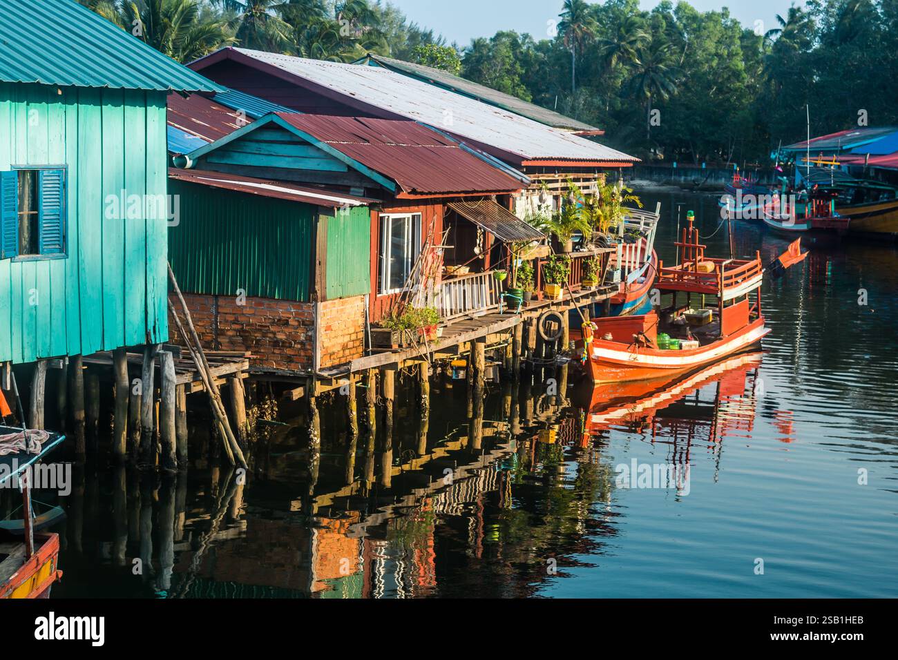 Preak Svay, Koh Rong Island, Cambodia, January 30, 2025 Daily life in ...