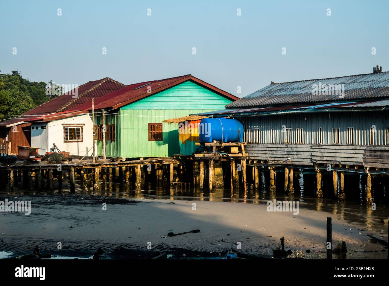 Preak Svay, Koh Rong Island, Cambodia, January 30, 2025 Daily life in ...