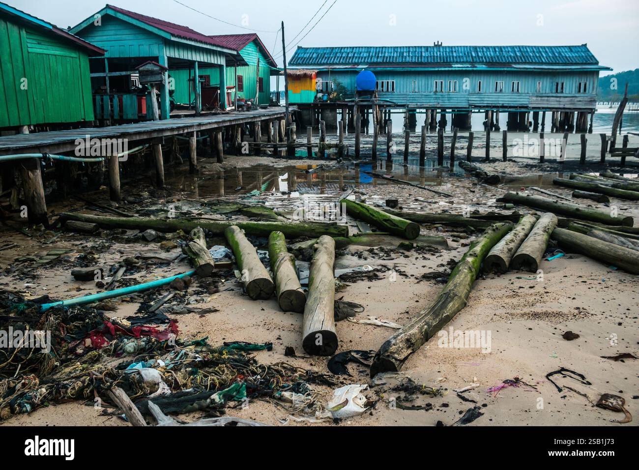 Preak Svay, Koh Rong Island, Cambodia, January 30, 2025 Daily life in ...