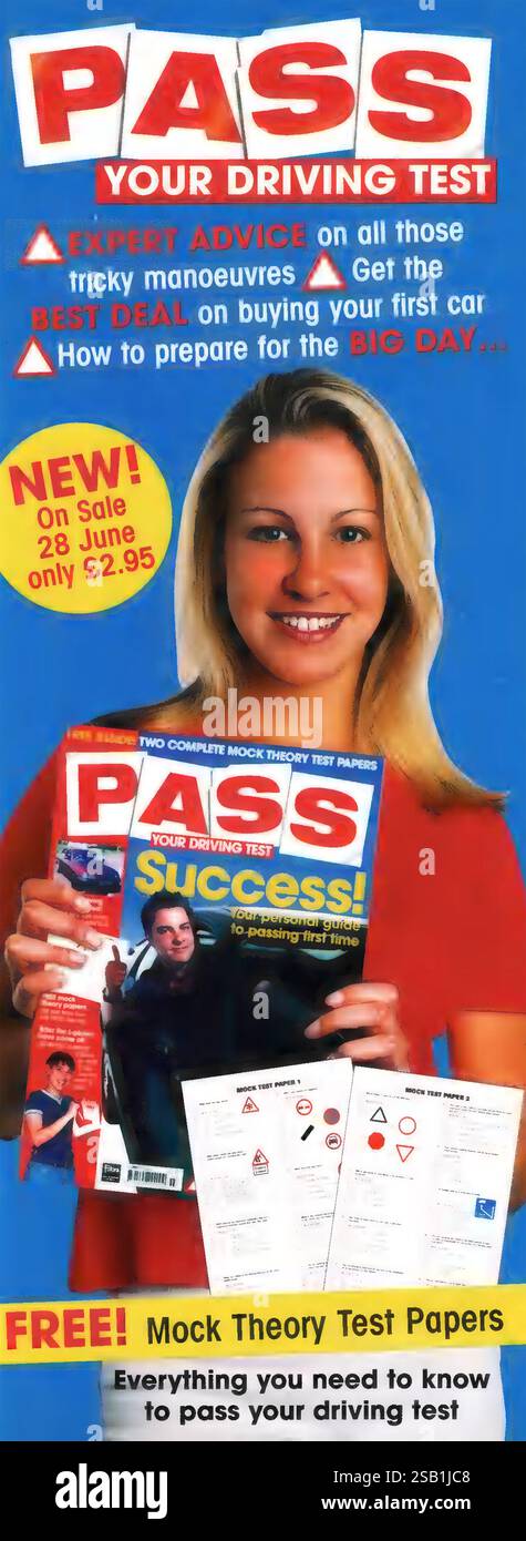 1999 UK Driving test, pass your driving test, mock theory test papers ...