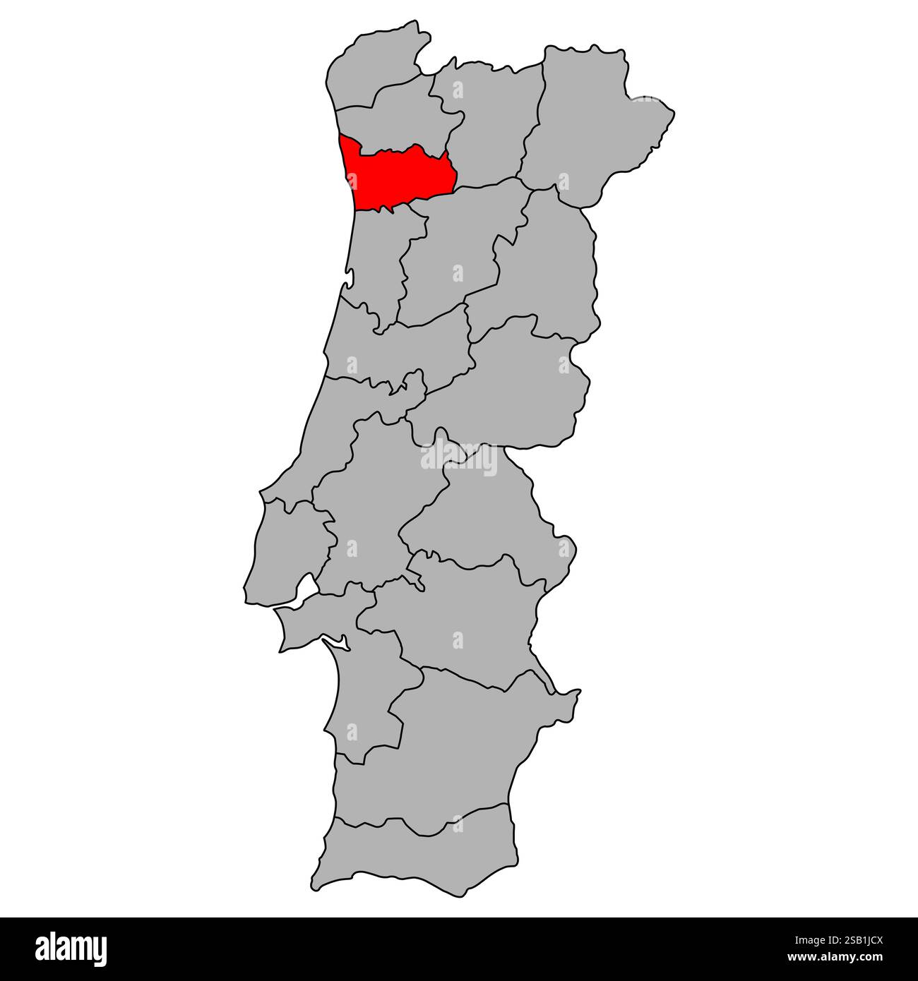 Porto of Portugal map shape, travel web flat concept icon vector ...