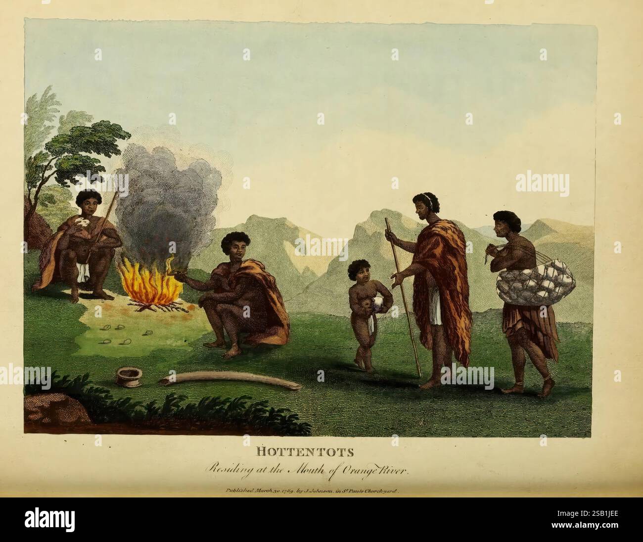 Africa fire homo hi-res stock photography and images - Alamy