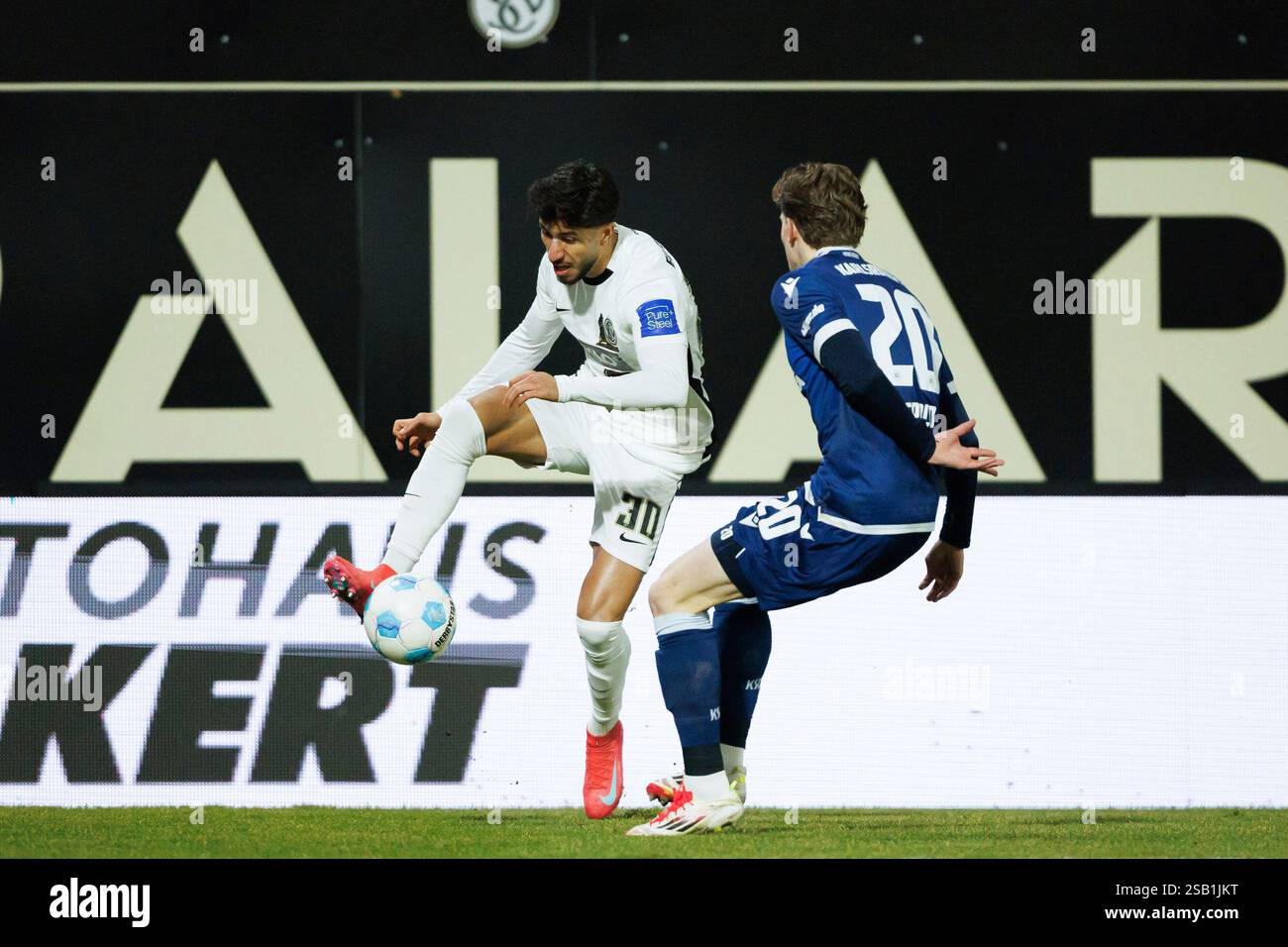 Muhammed Damar (SV 07 Elversberg), SV Elversberg vs Karlsruher SC ...