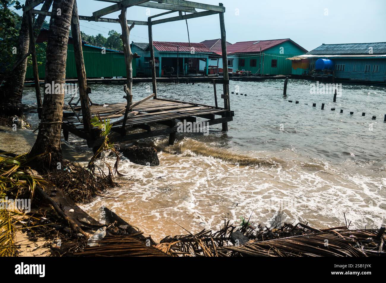Preak Svay, Koh Rong Island, Cambodia, January 30, 2025 Daily life in ...
