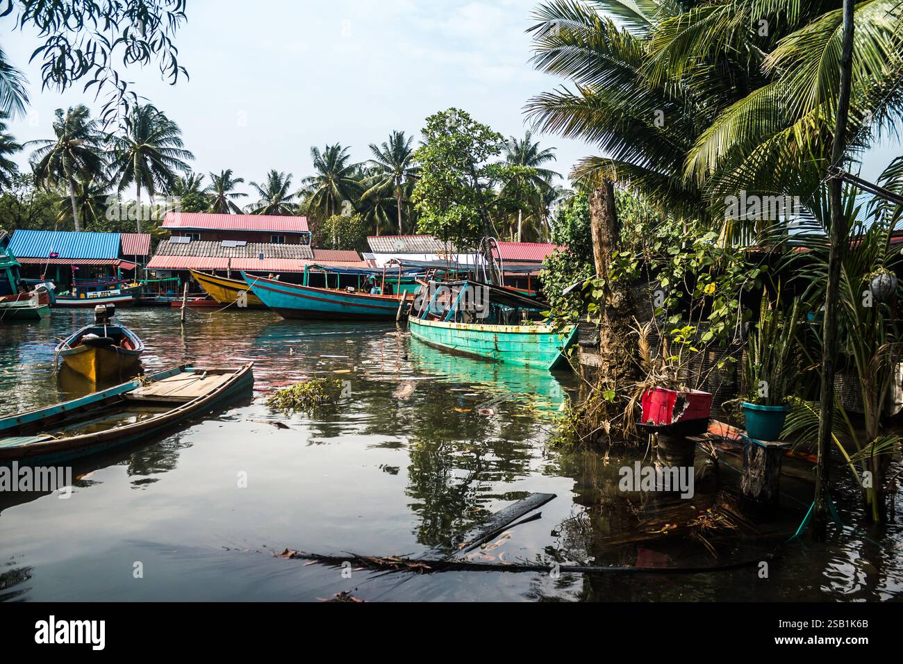 Preak Svay, Koh Rong Island, Cambodia, January 30, 2025 Daily life in ...