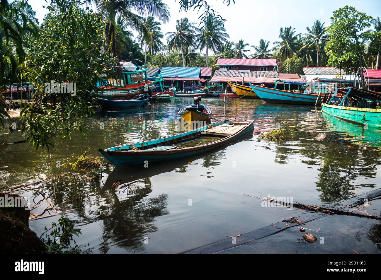 Preak Svay, Koh Rong Island, Cambodia, January 30, 2025 Daily life in ...