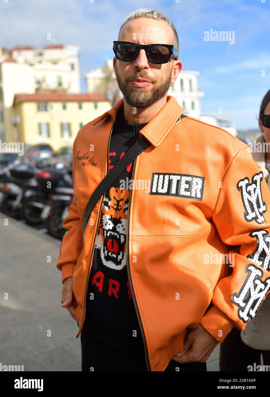 Rehearsal day at the Ariston of the Sanremo Festival 2025 Shablo Stock ...