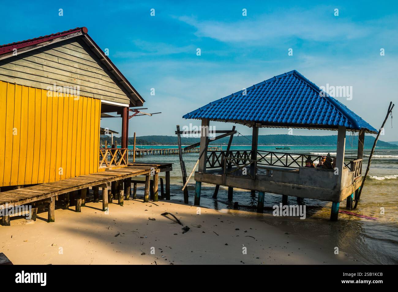Preak Svay, Koh Rong Island, Cambodia, January 30, 2025 Daily life in ...