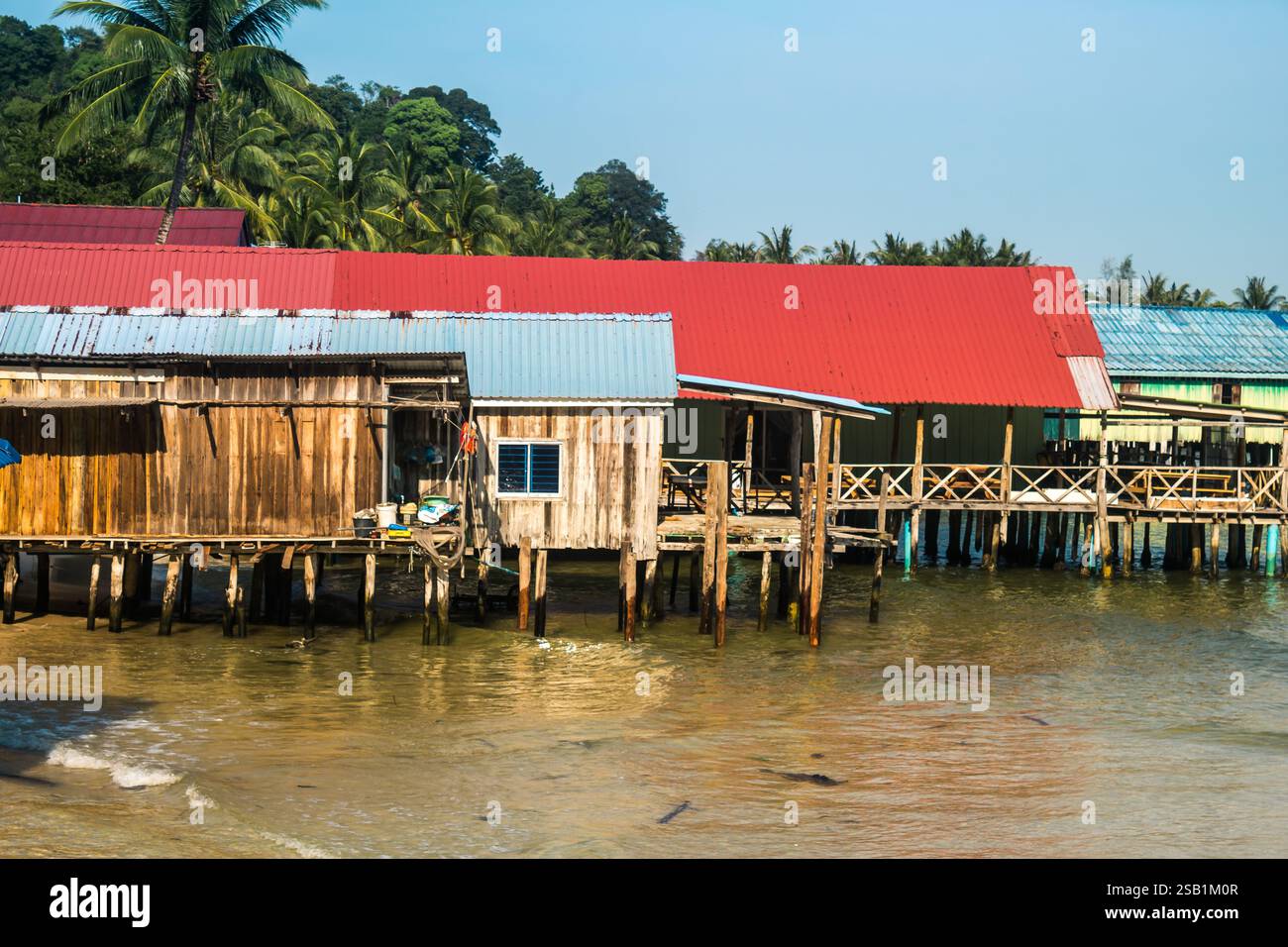 Preak Svay, Koh Rong Island, Cambodia, January 30, 2025 Daily life in ...