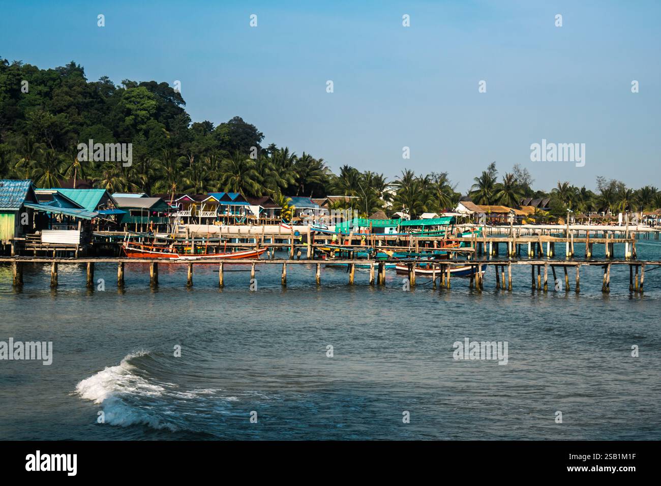 Preak Svay, Koh Rong Island, Cambodia, January 30, 2025 Daily life in ...
