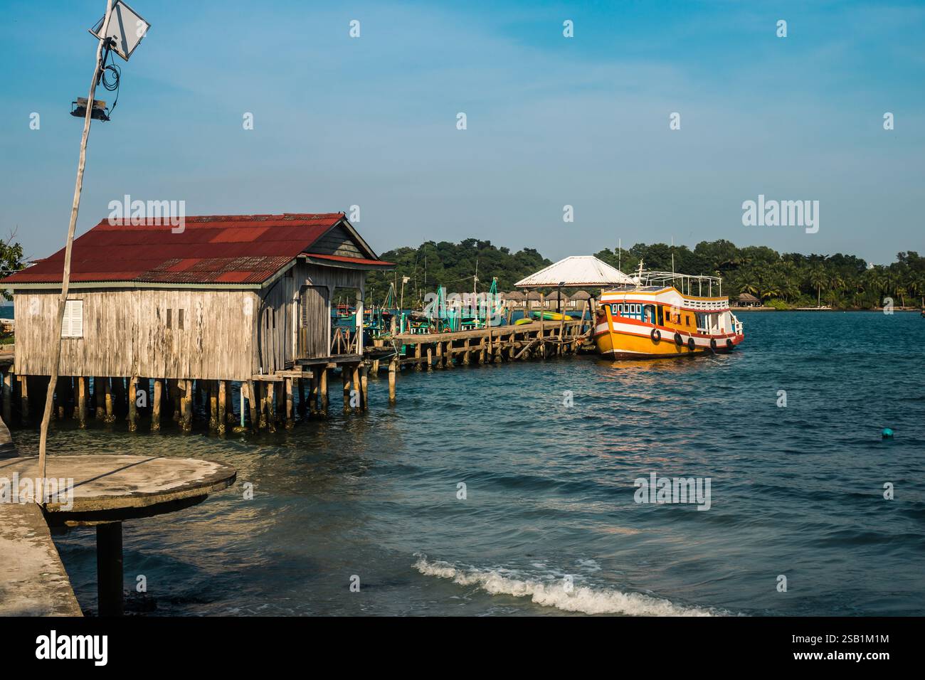 Preak Svay, Koh Rong Island, Cambodia, January 30, 2025 Daily life in ...
