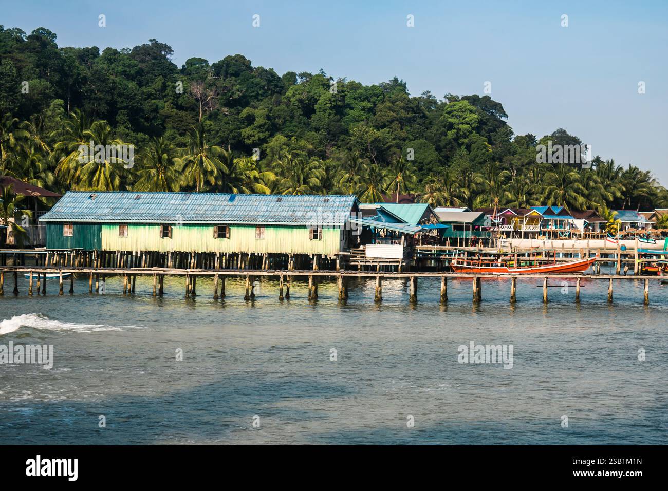 Preak Svay, Koh Rong Island, Cambodia, January 30, 2025 Daily life in ...