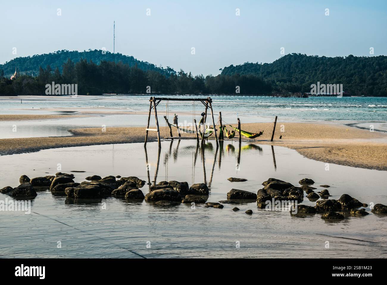 Preak Svay, Koh Rong Island, Cambodia, January 30, 2025 Daily life in ...
