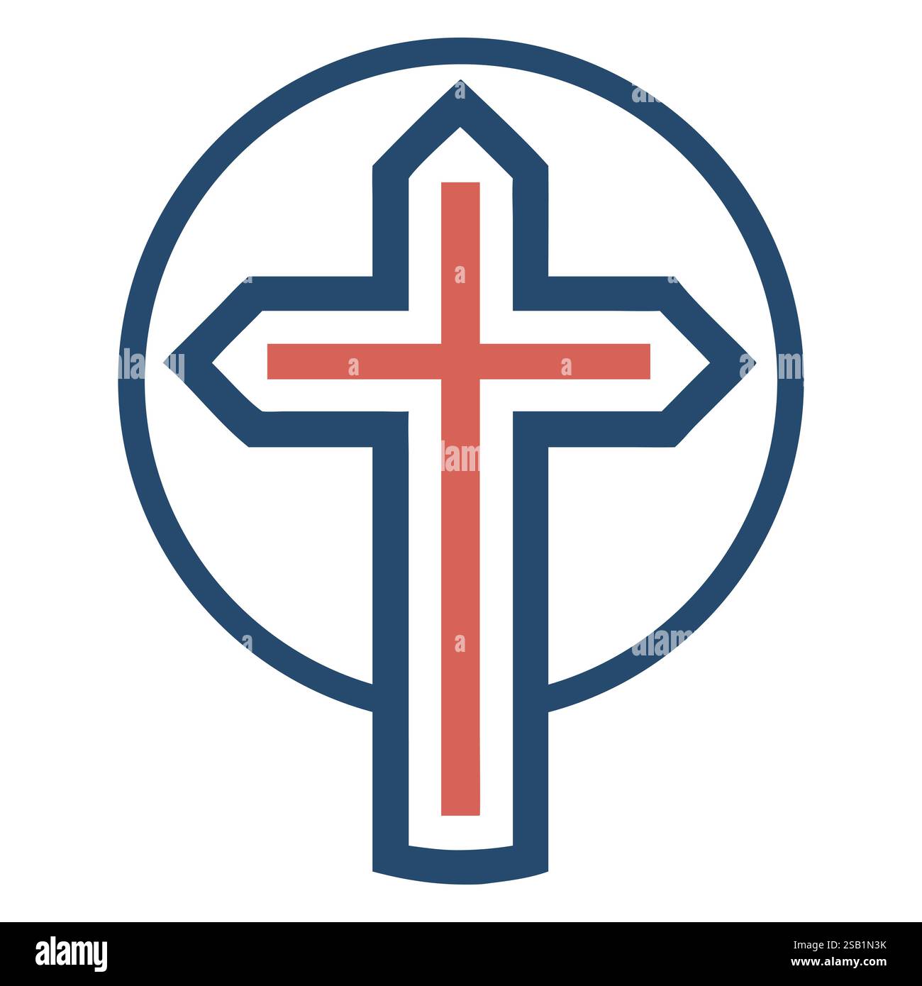 Christian cross icon and symbol logo Stock Vector Image & Art - Alamy