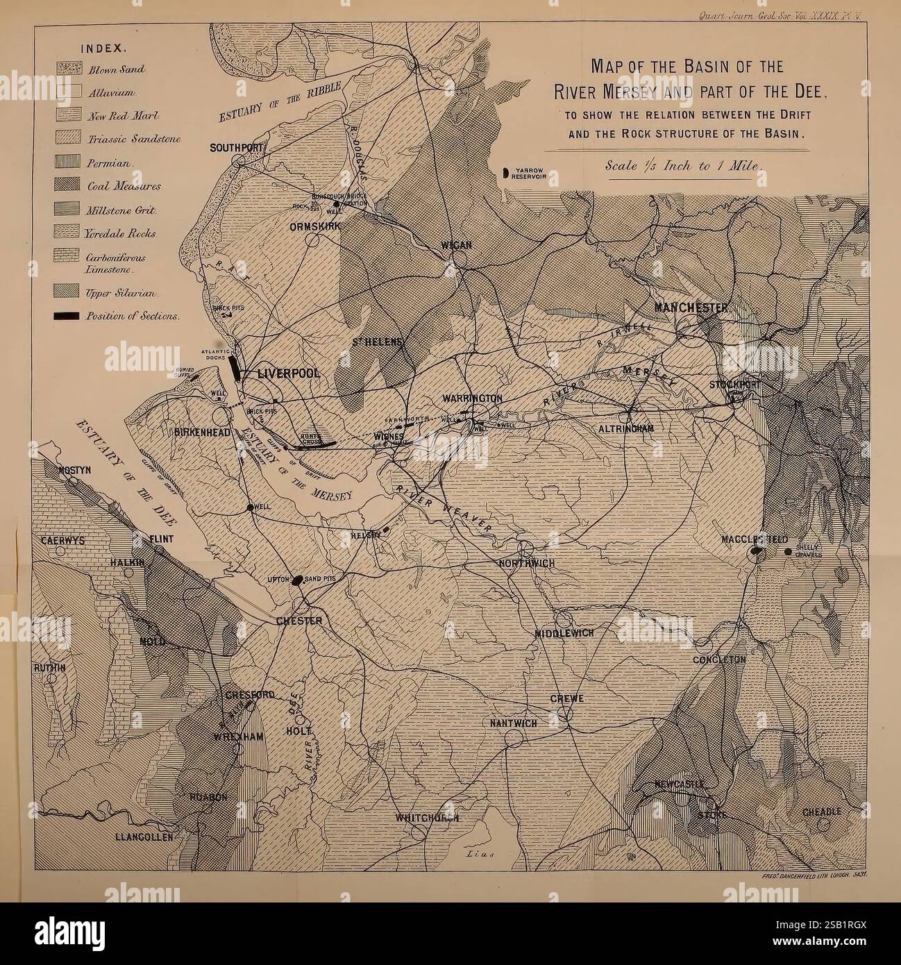 The Quarterly journal of the Geological Society of London. v. 39 (1883 ...