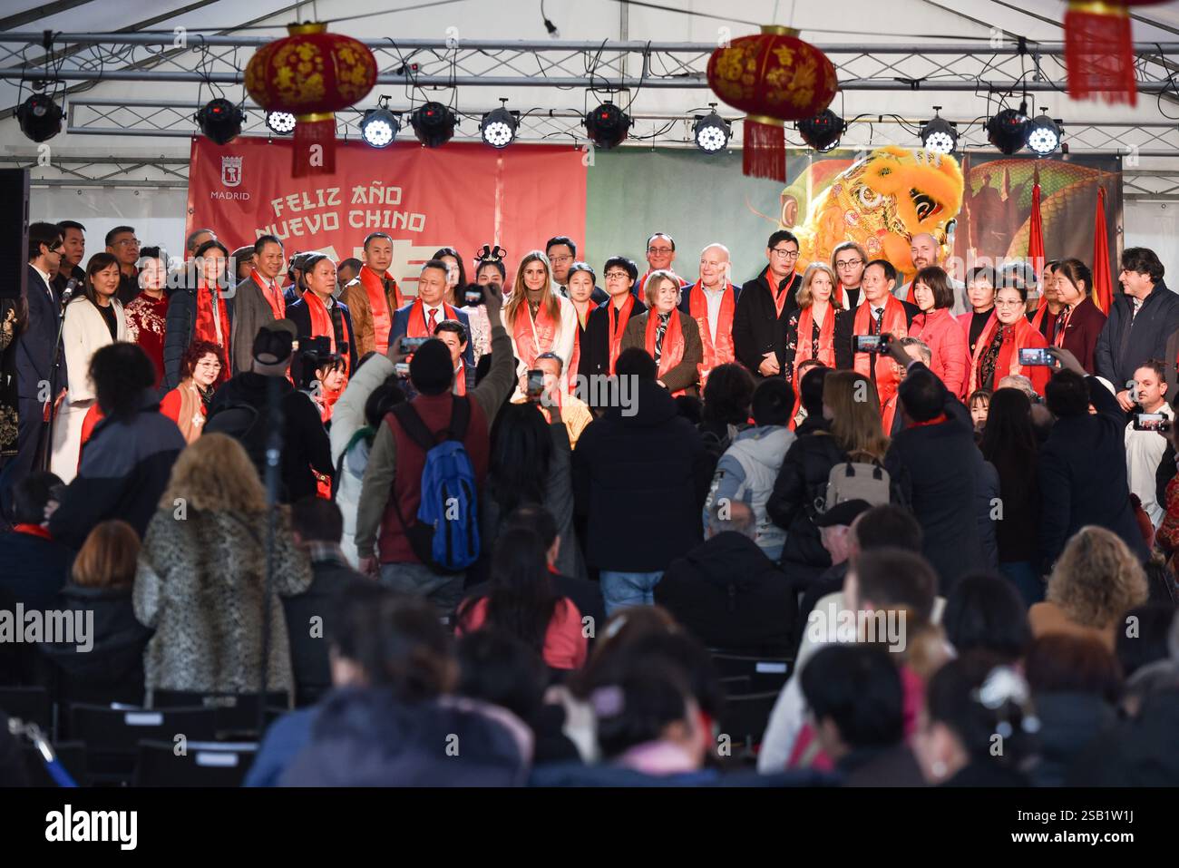Madrid, Spain. 31st January, 2025. Opening of the Chinese New Year ...