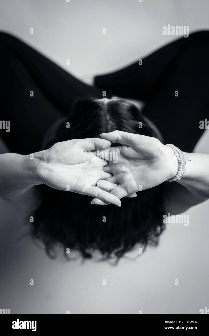 Harmony in Motion: Graceful Yoga Practice” Stock Photo - Alamy