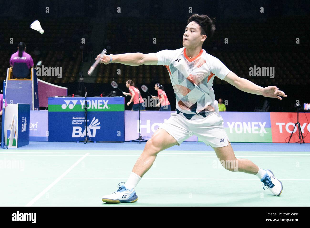 Nguyen Nhat of Ireland plays against Alwi Farhan of Indonesia (not ...