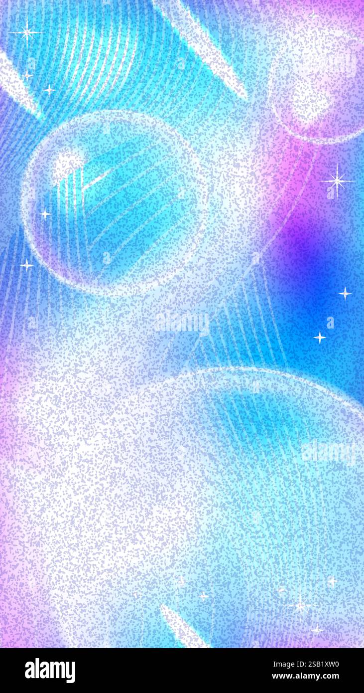 Y2K aesthetic abstract background. Stock vector illustration in retro ...