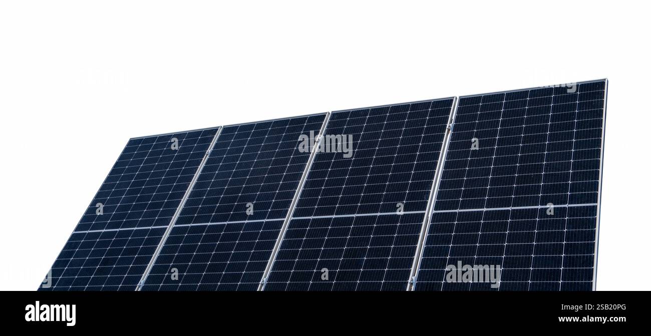Cutout of large solar panel Stock Photo - Alamy