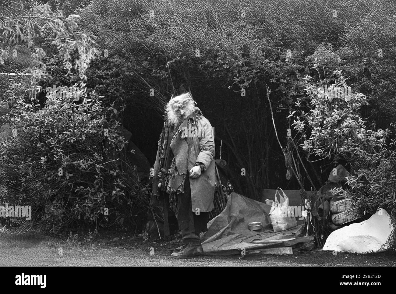 Tramp Josef Stawinoga, affectionately known as Fred the ring road tramp ...