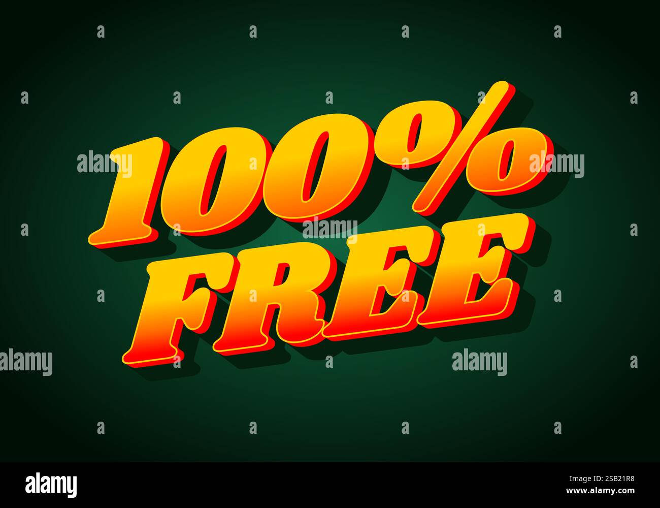 100% free. Text effect design in bold font for promotion ads Stock ...