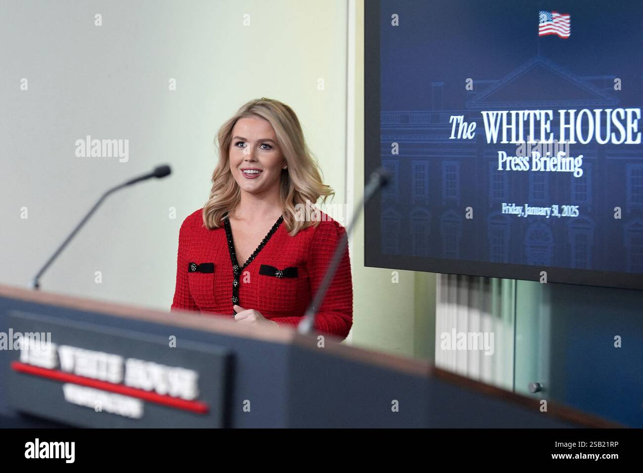 Washington, United States. 31st Jan, 2025. White House Press Secretary ...