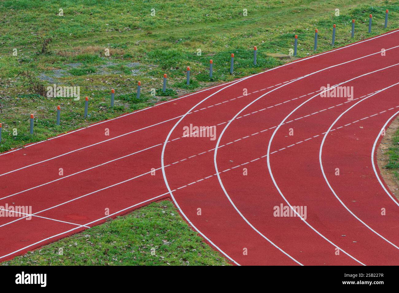 Curved Path to Victory: Jogging Track. Be Ready, change your habits ...
