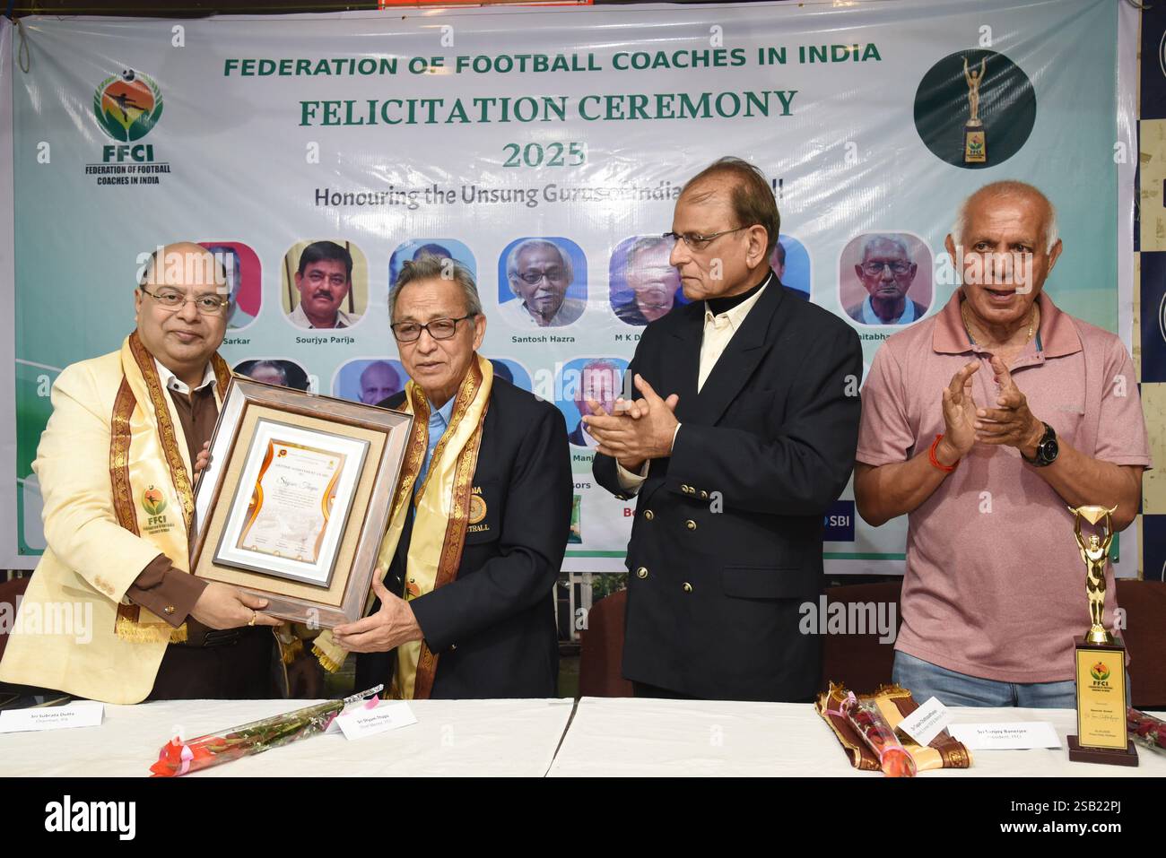 Subrata Dutta, Senior Vice President of the Indian Football Association ...