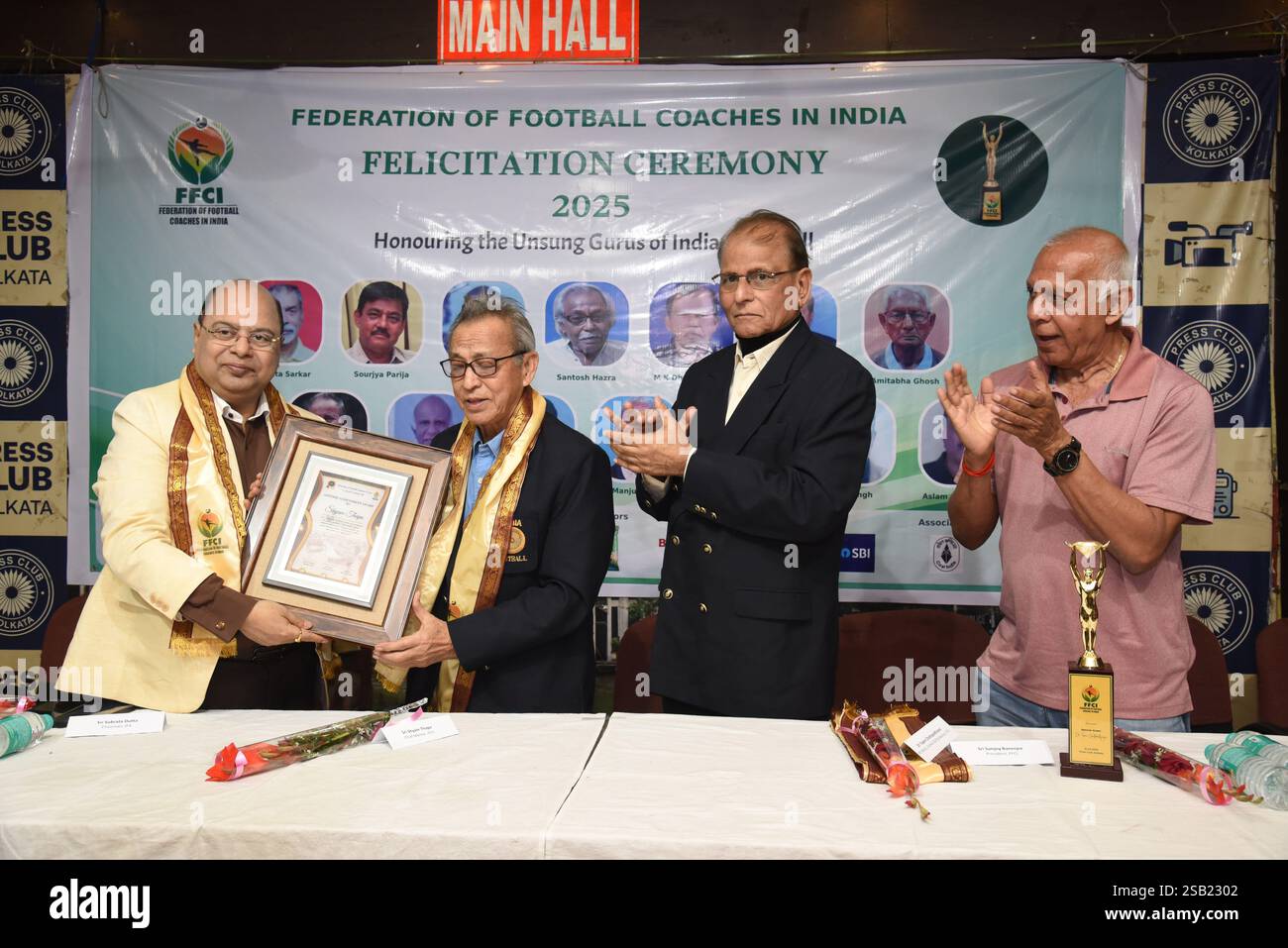 Subrata Dutta, Senior Vice President of the Indian Football Association ...