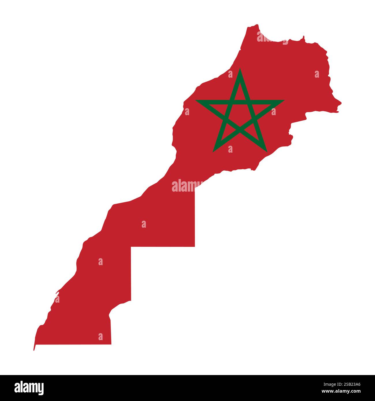 Morocco map symbol shape, travel web flat concept icon vector ...