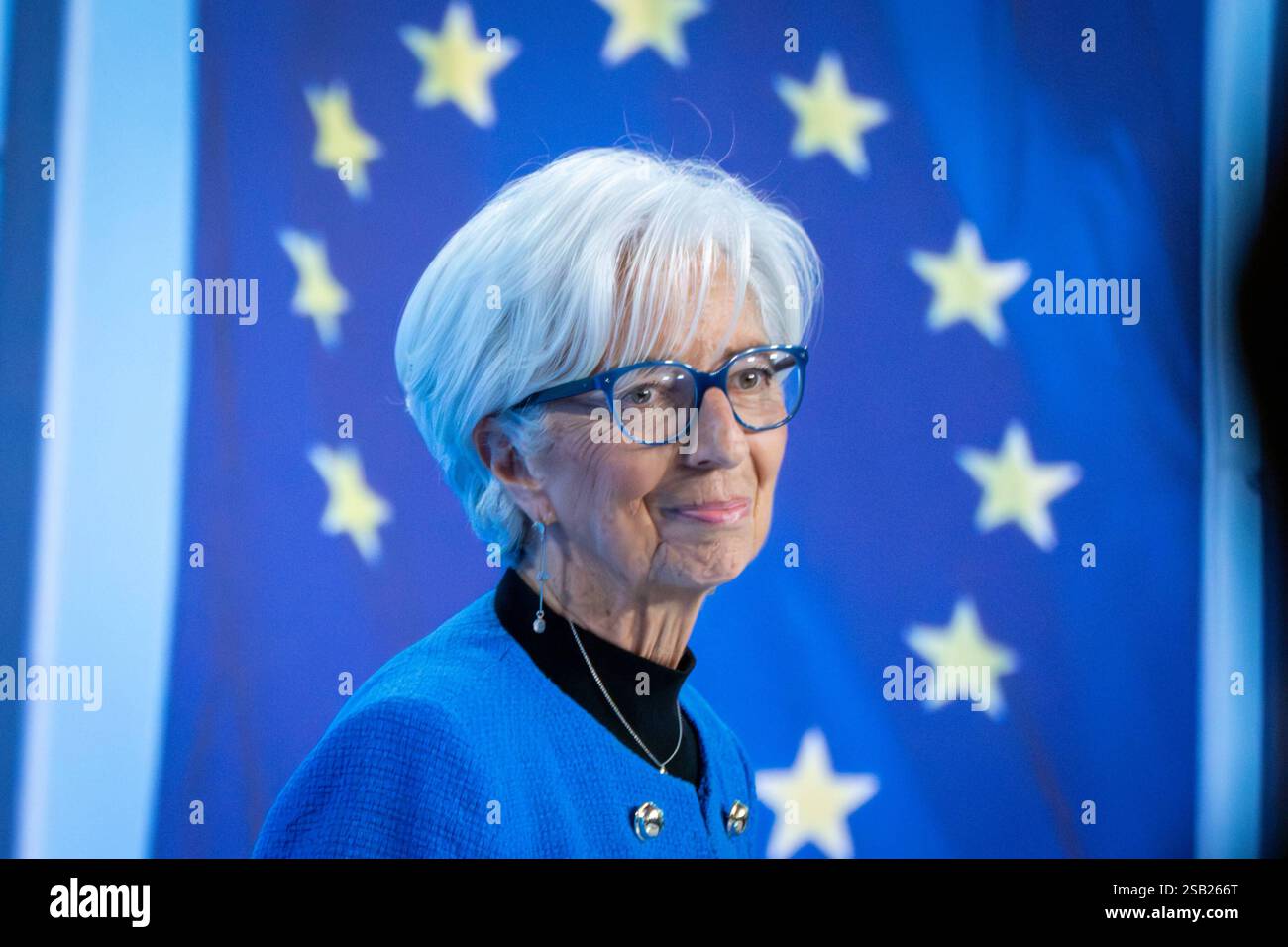 Pressekonferenz der EZB Europaeische Zentralbank Christine Lagarde ...