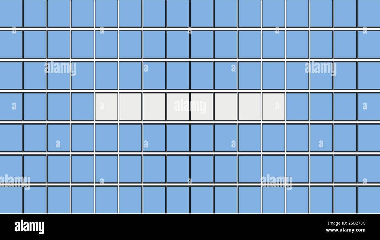 Game show board featuring a grid of tiles with a horizontal row of ...