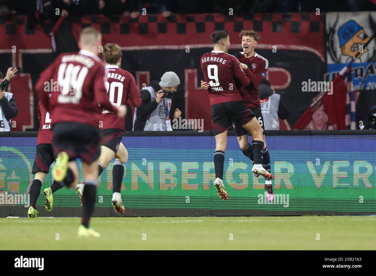 Nuremberg, Germany. 31st Jan, 2025. Soccer: Bundesliga 2, 1. FC Nuremberg - Darmstadt 98 ...