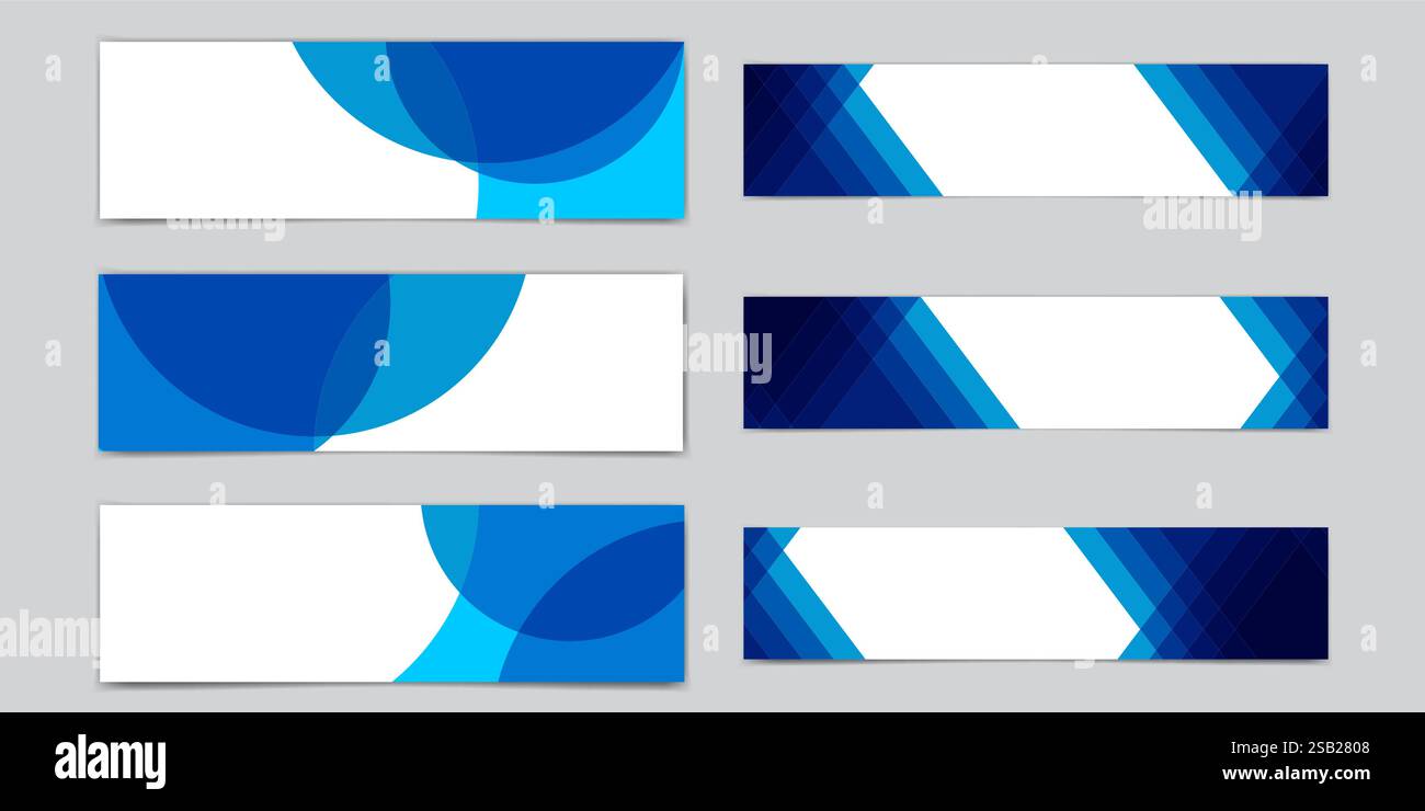 Divider Header for App, Banners or Posters. Set of Template Dividers ...