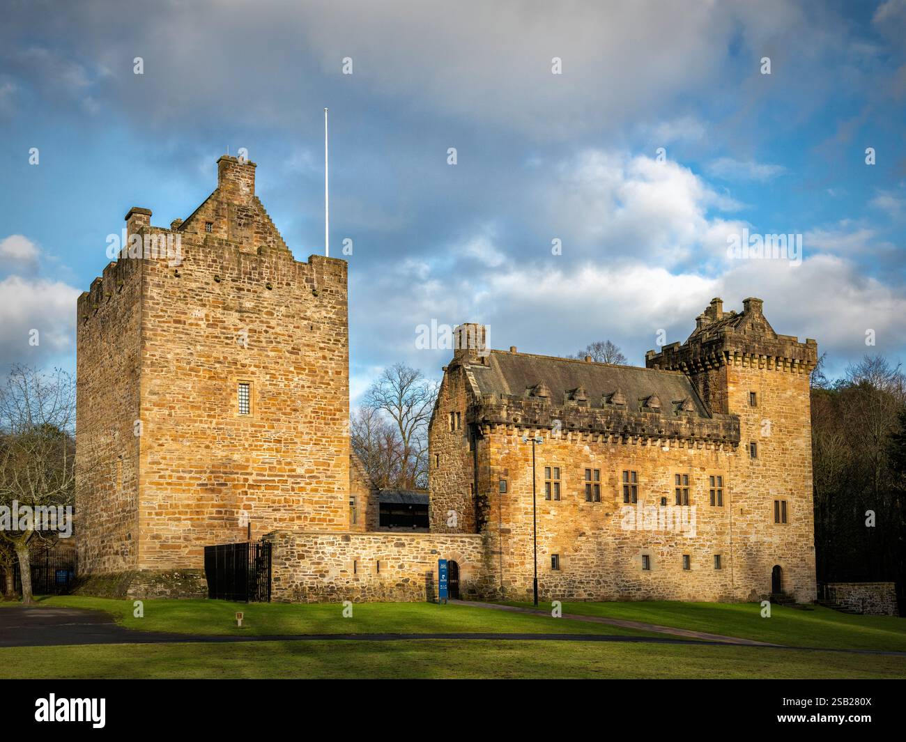 Dean Park Castle & Country Park, Kilmarnock, Ayrshire, Scotland, UK ...