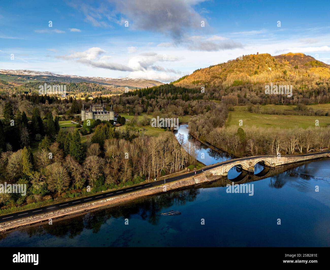 Inveraray Castle, Inveraray, Scotland, UK Stock Photo - Alamy