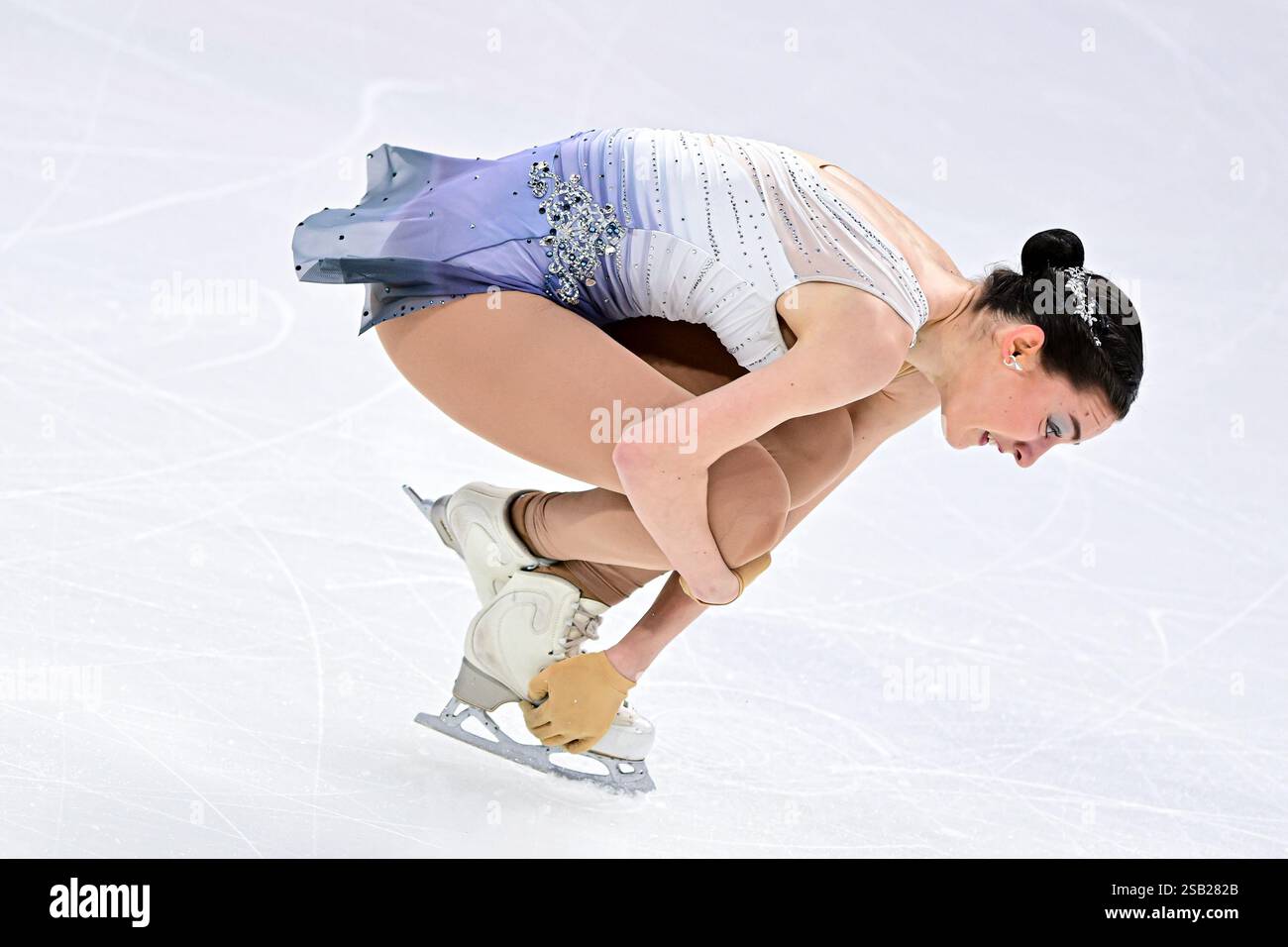 Mia RISA GOMEZ (NOR), during Women Free Skating, at the ISU European Figure Skating ...