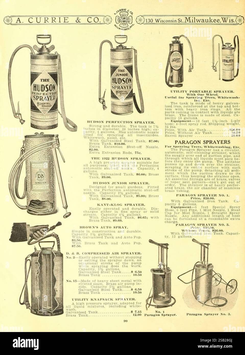 Different sprayer types hi-res stock photography and images - Alamy