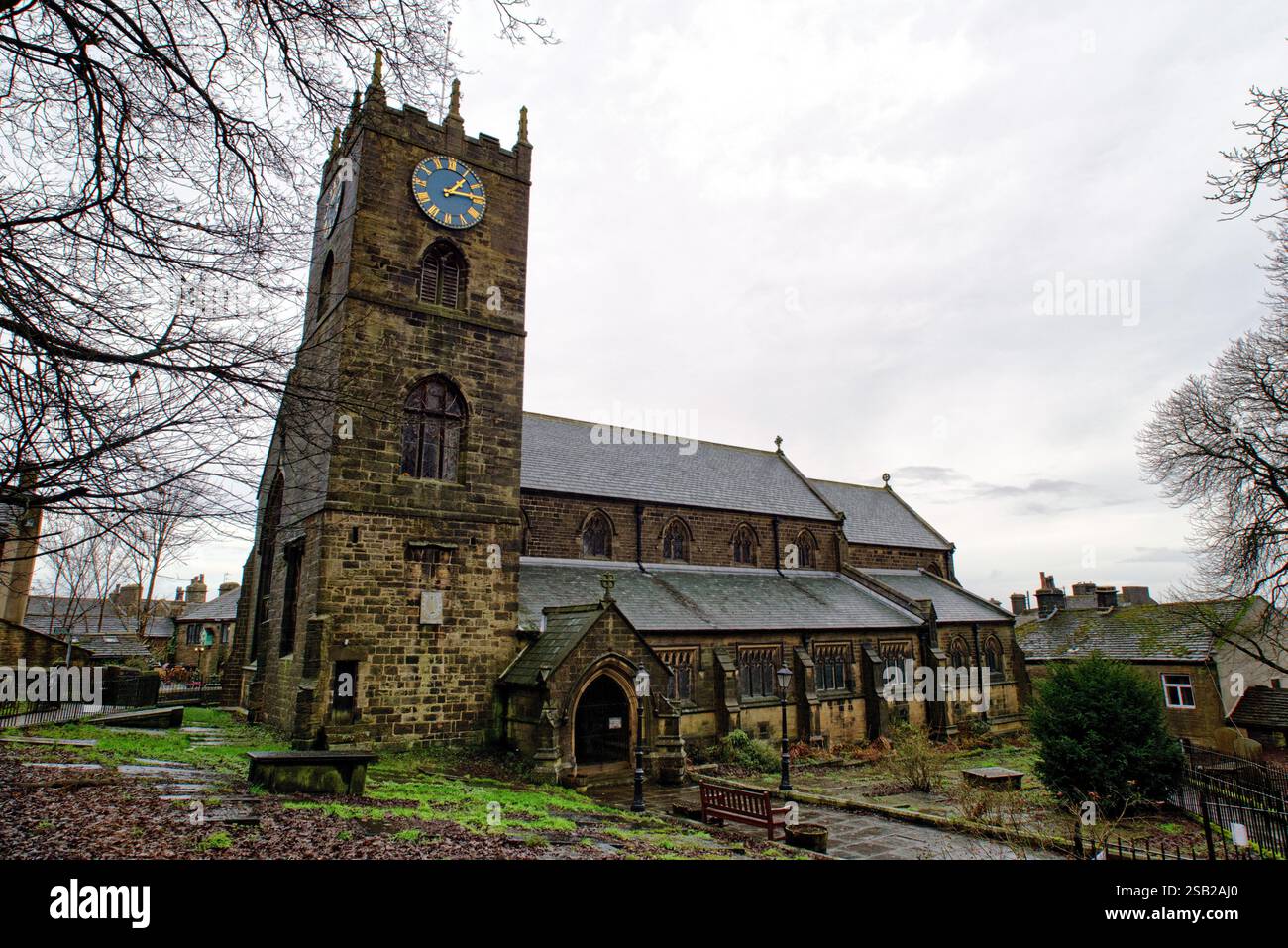 Haworth Church, in Yorkshire, UK Stock Photo - Alamy