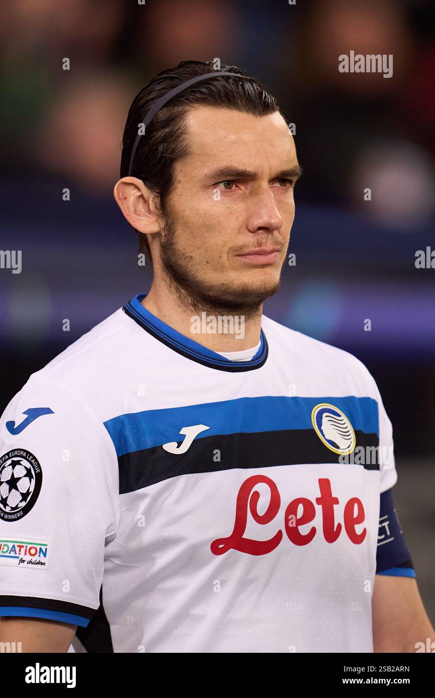 BARCELONA, SPAIN - JANUARY 29: Marten de Roon of Atalanta BC during the ...