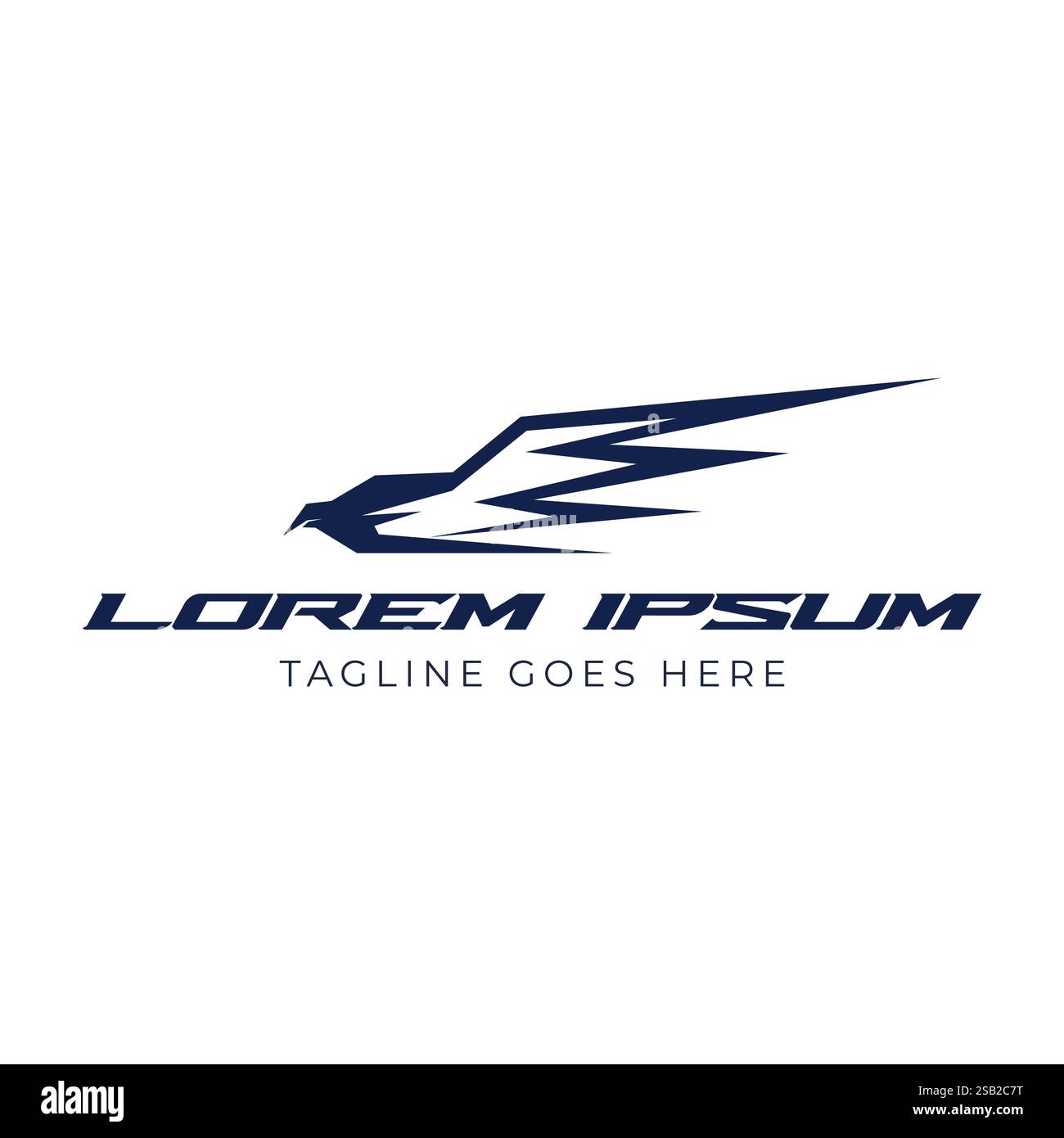 Simple Minimalist Flying Eagle Hawk Falcon Bird for Logo Design Vector Stock Vector Image & Art ...