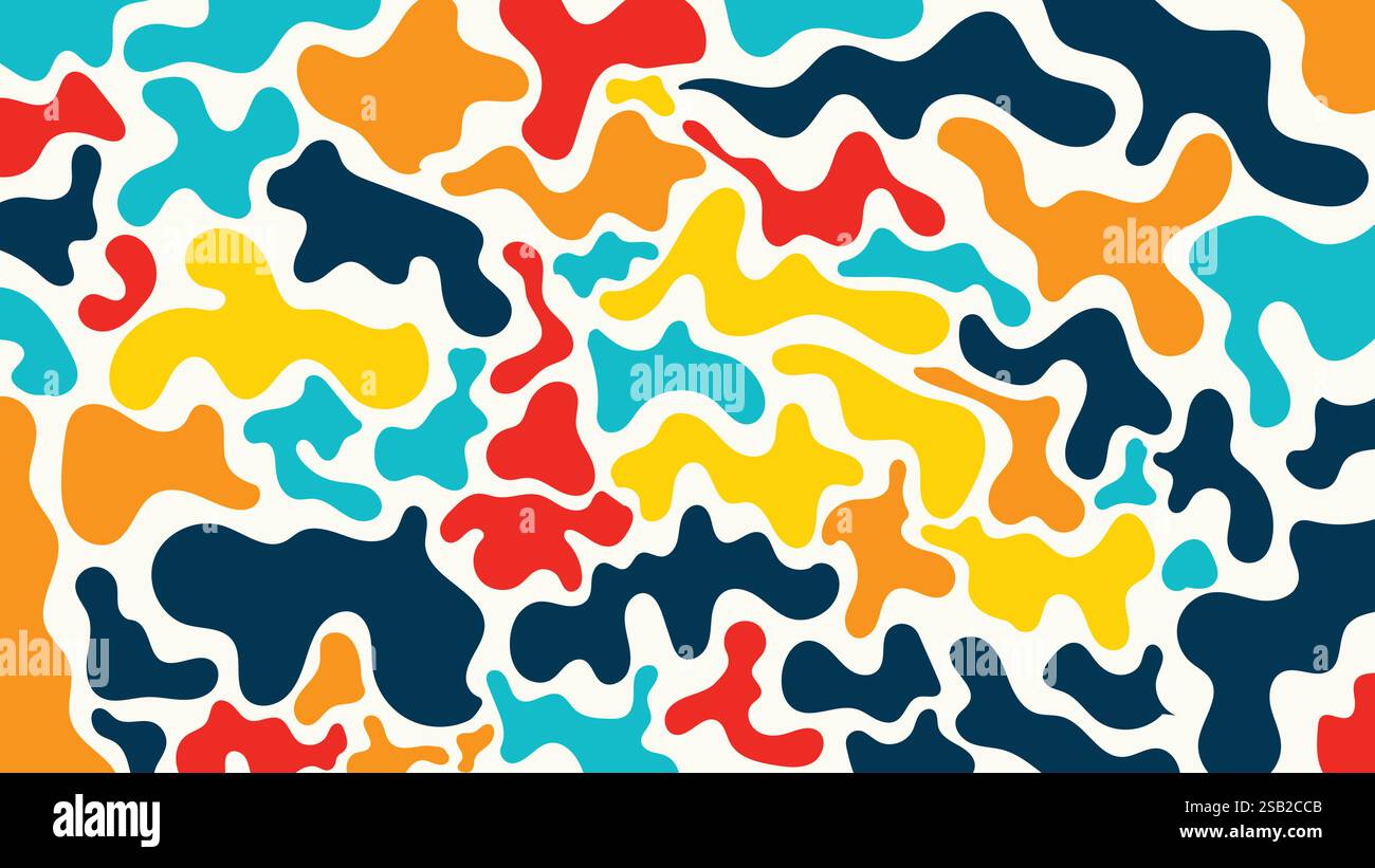 Abstract designs in vibrant colors Stock Vector Images - Alamy