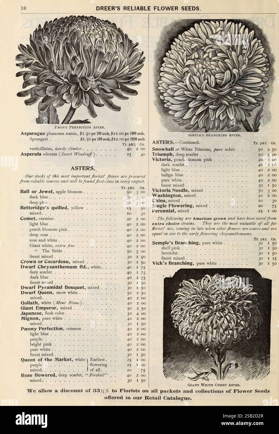 Various flower seed offerings hi-res stock photography and images - Alamy