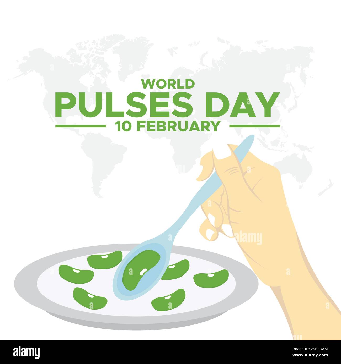World Pulses Day vector, illustration. World Pulses Day poster design ...
