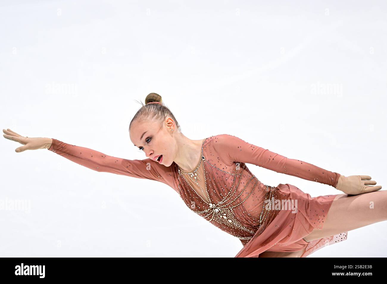 Mariia SENIUK (ISR), during Women Free Skating, at the ISU European ...