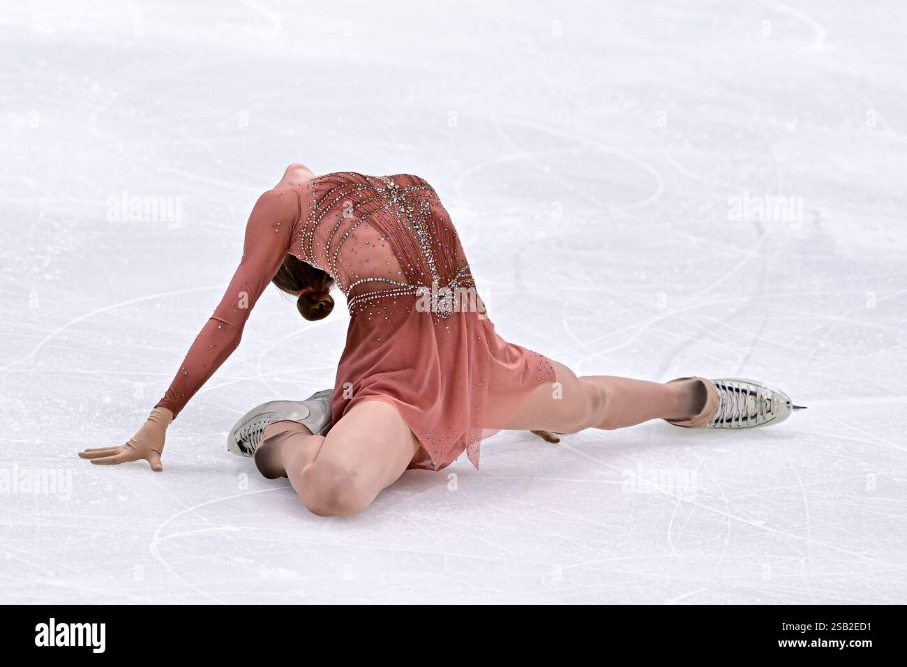 Mariia SENIUK (ISR), during Women Free Skating, at the ISU European ...