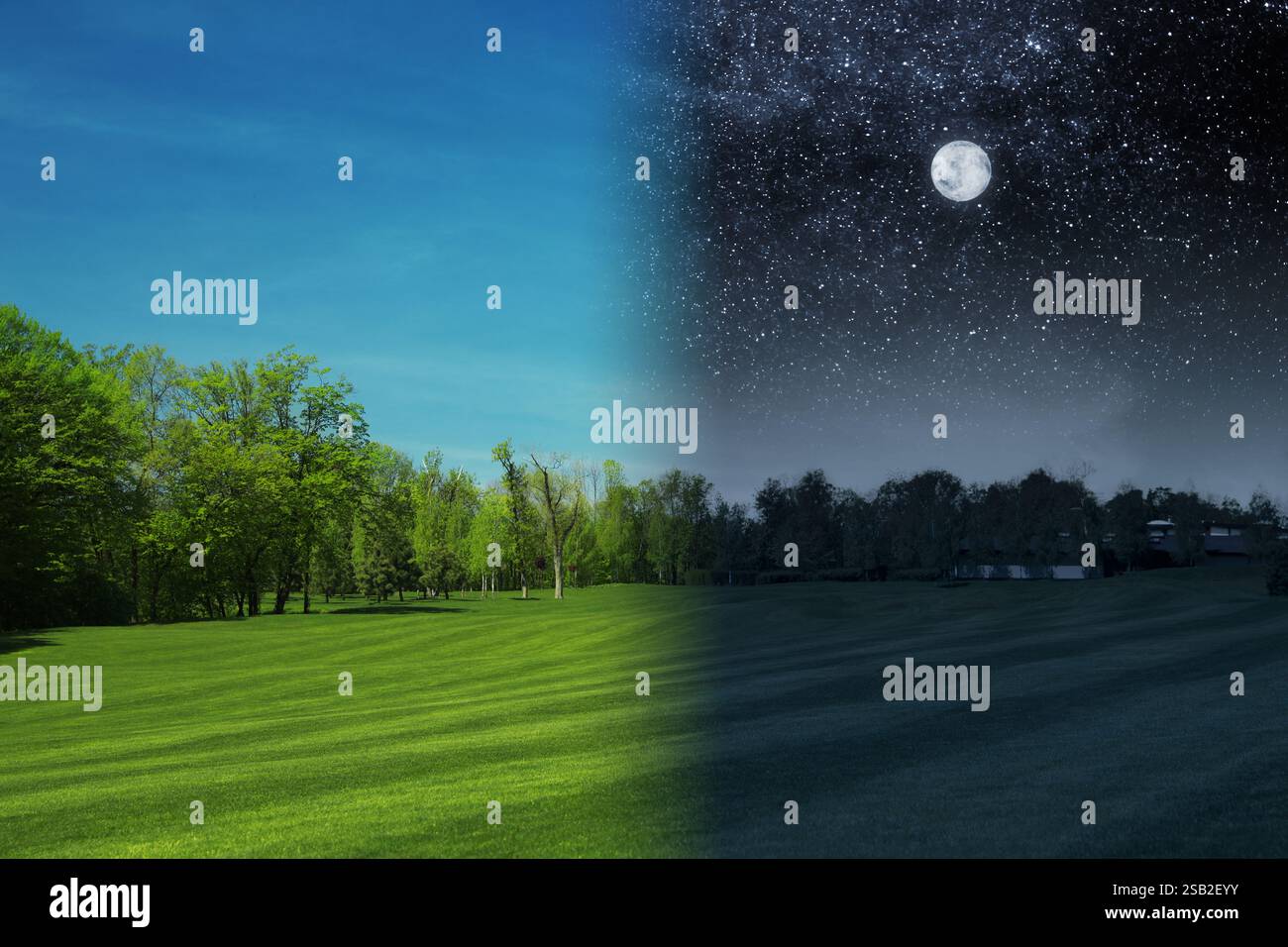 Starry night golf course hi-res stock photography and images - Alamy