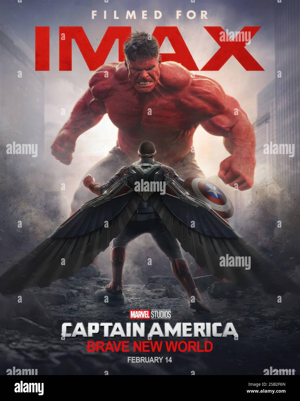 CAPTAIN AMERICA: BRAVE NEW WORLD, IMAX poster, from top: Harrison Ford ...