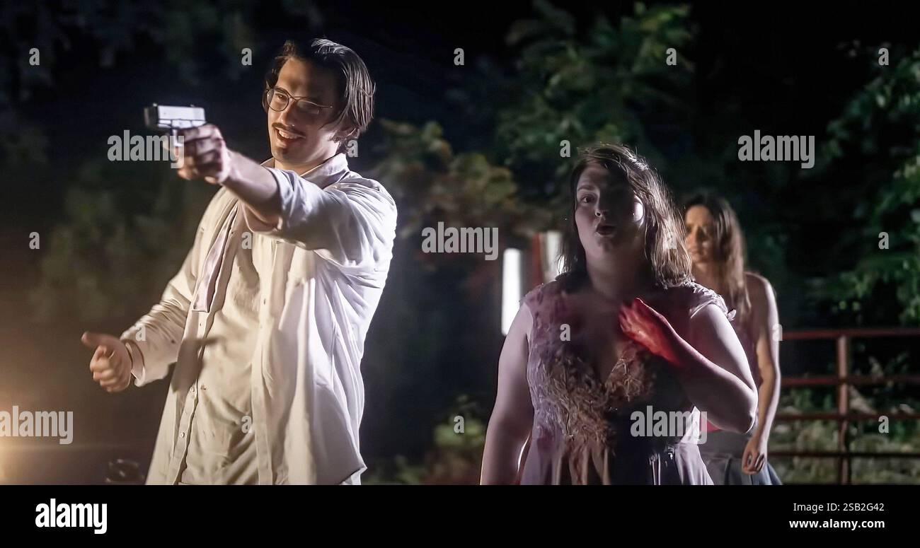 BYSTANDERS, from left: Garrett Murphy, Jamie Alvey, Brandi Botkin, 2024 ...